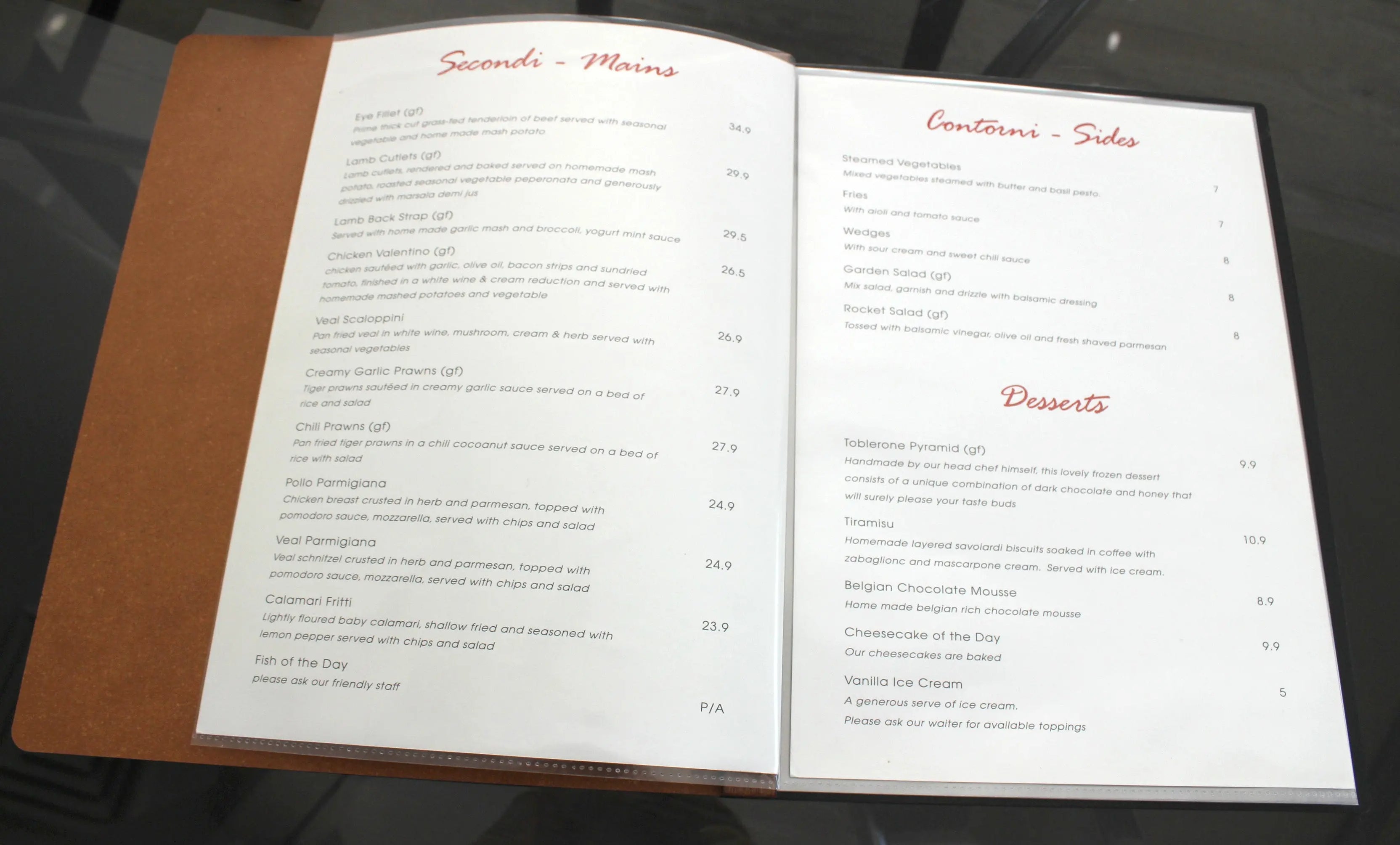 A4 or A5 Leather front and Black poly back | 5 or 10 pockets |A4 or A5 ...