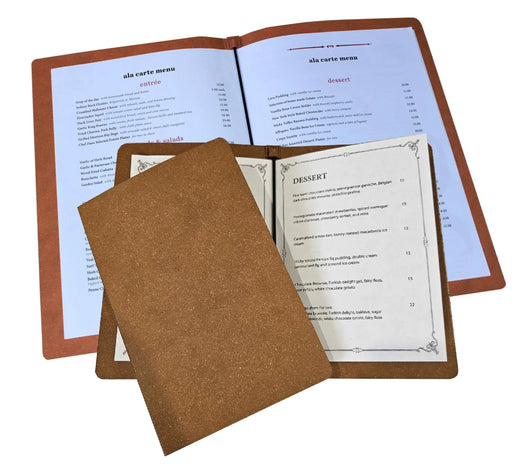 Restaurant Menu Covers Australia | Easy Logo Printing | FCM Sales