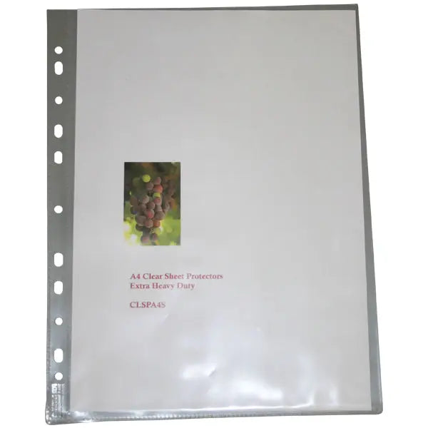 Heavyweight A4 Sheet Protector | FCM Sales