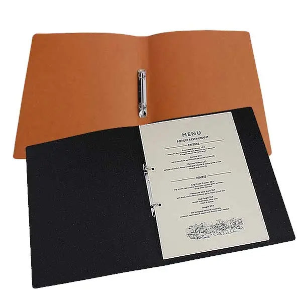 Leather Menu Covers for sale | A4 Menu Covers buy online | FCM — FCM Sales